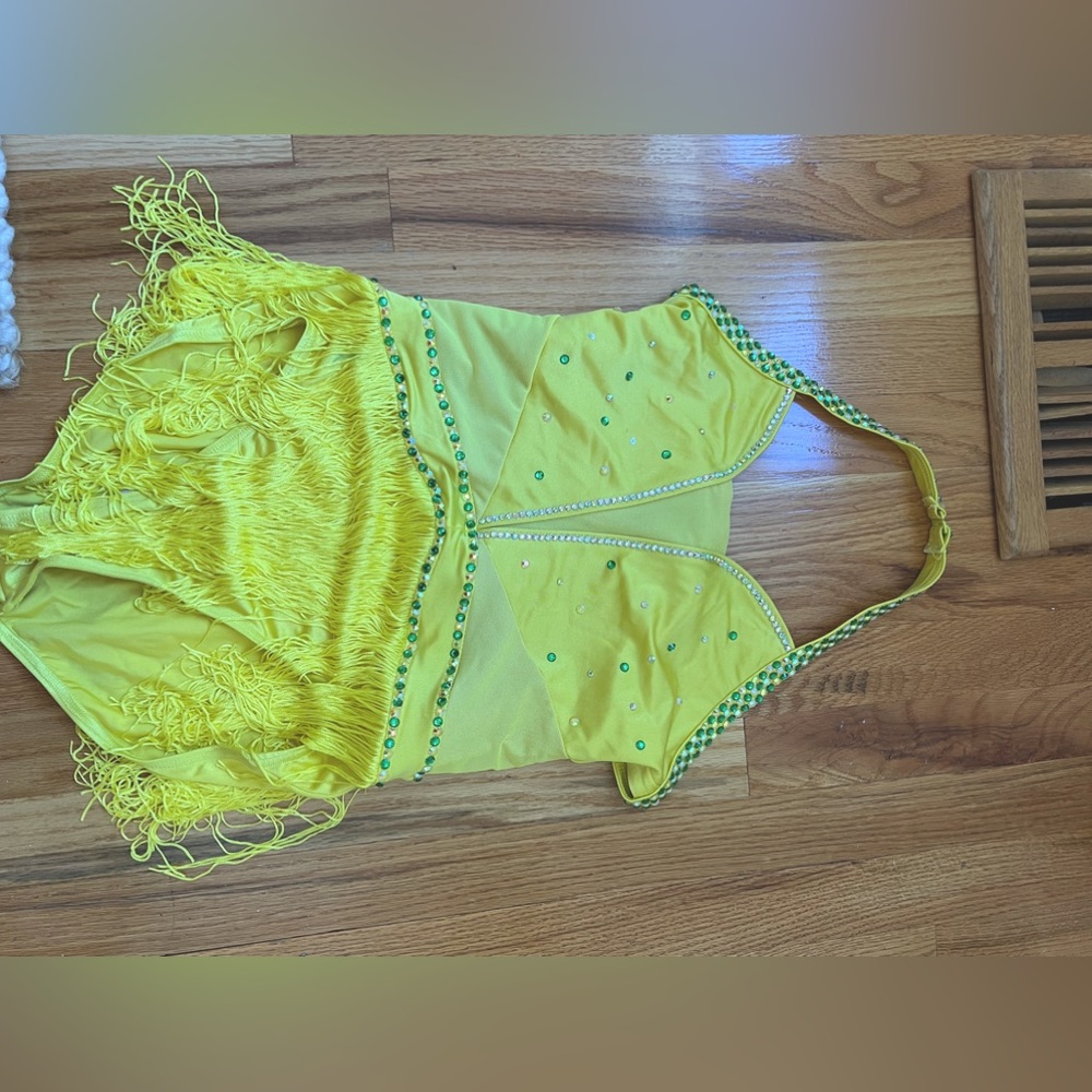 Used Dance Costume With Costume Rhinestones - Gem